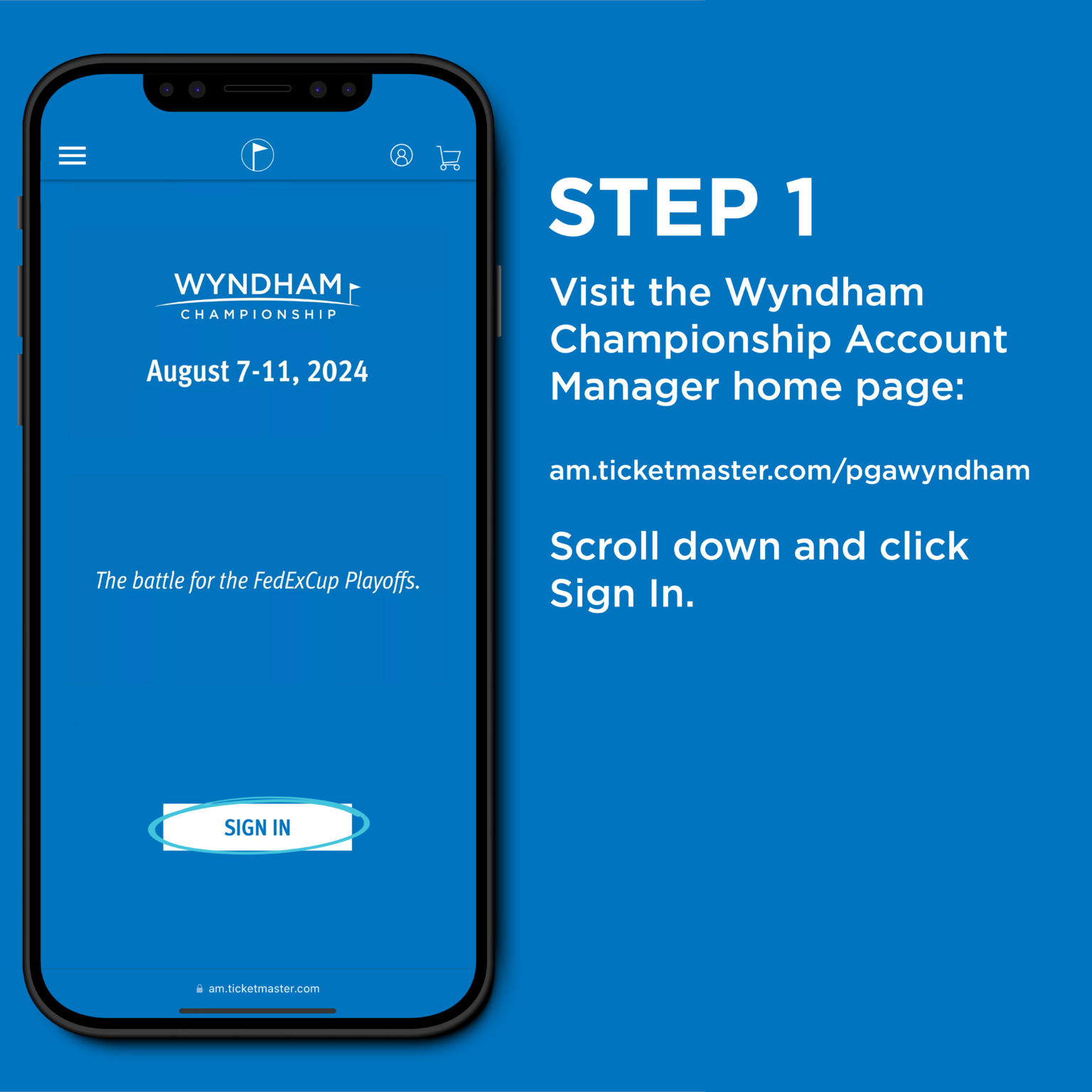 Mobile Ticketing Help - Wyndham Championship